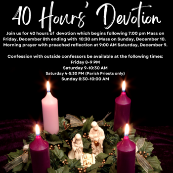 40 Hours' Devotion - SS Peter & Paul - St. Mary's - Atlantic, IA